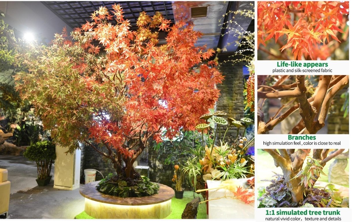 Faux Maple Tree - Large Outdoor Artificial Trees Supplier-Oakco Group